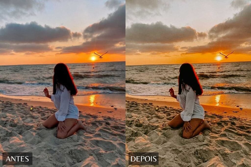 Por do Sol - 8 Presets Lightroom Para Celular e PC - Pixly.Design - Presets Lightroom Exclusivos ...
